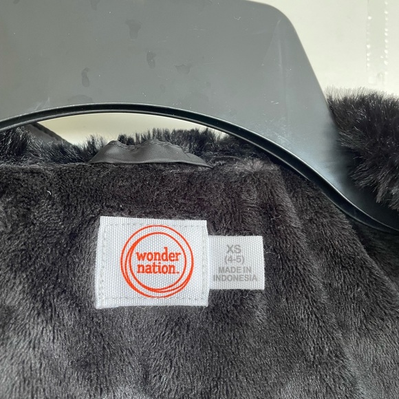 wonder nation | Jackets & Coats | Wonder Nation Girls Fleece Lined ...